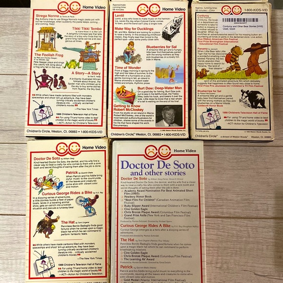 Media | Vhs Tapes Bundle Childrens Circle Shirley Temple Ever After ...